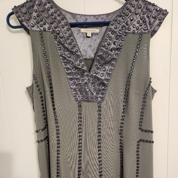 Boston Proper | Tops | Boston Proper Beaded Top | Poshmark